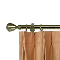 China 28 MM  Electroplating Surface Treatment Curtain Rod In Iron Material For Indoor Decoration for sale