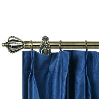 China 78 Inch Metal Curtain Rods With Diamond Conical Finials For Wholesale for sale