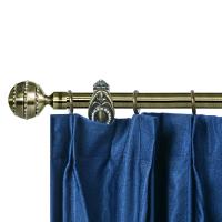China Classic Luxury Style Curtain Rod Set With Diamond And Customized Size For Interior Decoration for sale