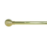 China Multi Layer Ball Finial Pipe Curtain Rods Custom Anti Copper for sale