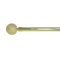 China Golf Finial Custom Curtain Rod Accessories Single Bracket 28mm Diameter for sale