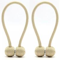 China Furniture Waterproof Polyester Ball Curtain Tiebacks for sale