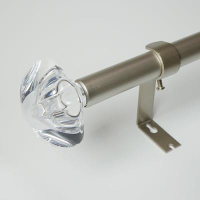 China Luxury Adjustable Iron Pipe Curtain Rods For Living Room for sale