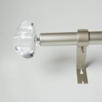 China Luxury Adjustable Iron Pipe Curtain Rods For Living Room for sale