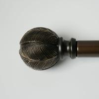 China Dining Room Decoration Durable 35mm Iron Pipe Curtain Rods for sale