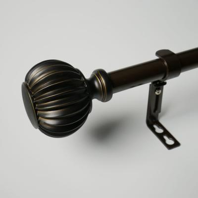 China Coffee Color Contemporary Ceiling 60cm Pipe Curtain Rods for sale