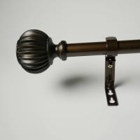 China Coffee Color Contemporary Ceiling 60cm Pipe Curtain Rods for sale