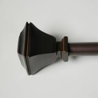 China Modern Plating Treatment 300cm Plain Pipe Curtain Rods for sale