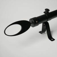 China Aluminium Alloy 18 Inch Removable Pipe Curtain Rods for sale
