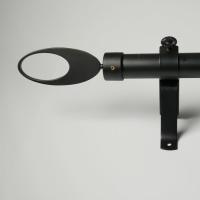 China Aluminium Alloy 18 Inch Removable Pipe Curtain Rods for sale