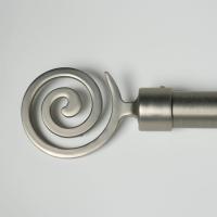 China Polished Metal Heavy Duty Swing Arm 12 Inch Curtain Rods for sale