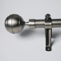 China 16mm Home Decorations Plating Retractable Pipe Curtain Rods for sale