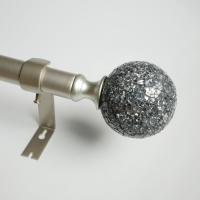 China KIEI EP1001 Curtain Finial Hardware Precision Manufacturing Curtain Rod Hot Sale Luxury Adjustable Factory Outlet for sale