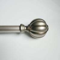 China Customizable Wrought Iron European Style Curtain Rod Finials for sale