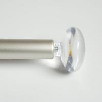 China KIEI EP1007 Curtain Finial Crystal Hardware Precision Manufacturing Curtain Rod Hot Sale Luxury Adjustable for sale