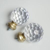 China KIEI EP1008 Curtain Pole Finials Outlet Curtain Caps for sale