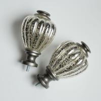 China Paint Curtain Rod Finials for sale