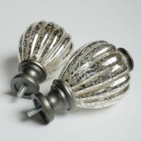 China Paint Curtain Rod Finials for sale