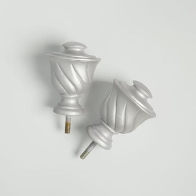China Stainless Steel Curtain Rod Finials for sale