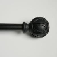 China KIEI EP1022 Curtain Finial Hardware Precision Luxury Adjustable Pipe for sale