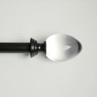 China High End Polishing 16mm 19mm PMMA Crystal Curtain Finials for sale
