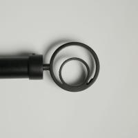 China Home Decor Wall Mounted Plated Curtain Rod Finials for sale