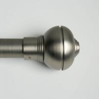 China Home Decoration Plating Iron Adjustable Curtain Rod Finials for sale