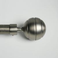 China Single Bracket Stainless Steel 25mm 28mm Curtain Pole Ends for sale