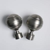 China Single Bracket Stainless Steel 25mm 28mm Curtain Pole Ends for sale
