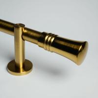 China 28mm Diameter Powder Coating Copper Curtain Rod Finials for sale