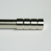 China No Drilling Pole Flat End Decorative Finials For Curtain Rods for sale