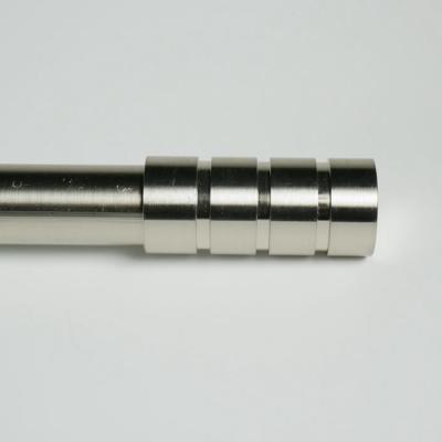 China No Drilling Pole Flat End Decorative Finials For Curtain Rods for sale
