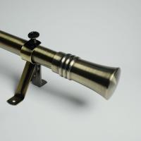China 16mm 19mm 22mm Adjustable Anti Brass Curtain Rod Finials for sale