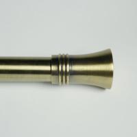 China Classical Decorative Zinc Alloy 28mm Curtain Rod Finials for sale