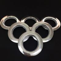 China Silver White 5mm Thickness Mesh Drapery Rod Rings for sale