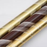 China Industial Anti Brass Embossed Engraving Pipe Curtain Pole for sale