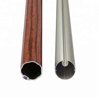 China Home Decoration Aluminum Alloy Anodized Pipe Curtain Pole for sale