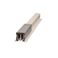 China PVC Bendable Sliding Double Hidden Ceiling Curtain Track for sale