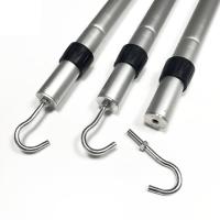 China Twist Lock ABS Resin Adjustable Curtain Pull Wands for sale