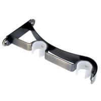 China Stainless Steel Extendable Double Curtain Pole Brackets for sale