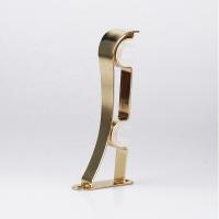 China Stainless Steel Extendable Double Curtain Pole Brackets for sale