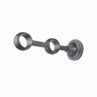 China Bedroom Decorative Heavy Duty Double Curtain Rod Brackets for sale
