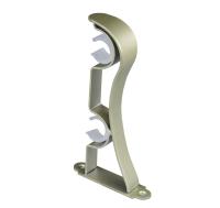 China Wall Mounted Window Frame 25mm Curtain Rod Brackets for sale