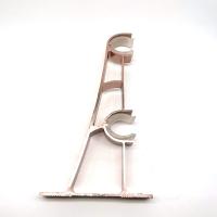 China Living Room Anodizing Aluminum Double Drapery Rod Brackets for sale