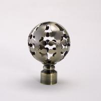 China Antique Art Iron pole finials Curtain Hardware Accessories for sale