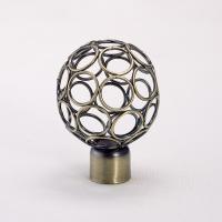 China Antique Art Iron pole finials Curtain Hardware Accessories for sale