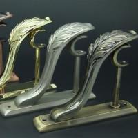 China Double Curtain Rod Brackets for sale
