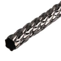 China 25mm 28mm 35mm Metal Twisted Iron Pipe Curtain Pole for sale