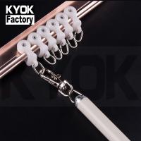 China Aluminum Alloy Hotel Drapery Baton Curtain Pull Wands for sale