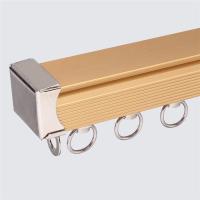 China Aluminum Flexible Bendable Shower Curtain Rail Tracks for sale
